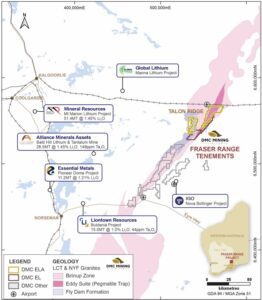 DMC Mining (ASX:DMM) take its first lithium look at Talon Ridge