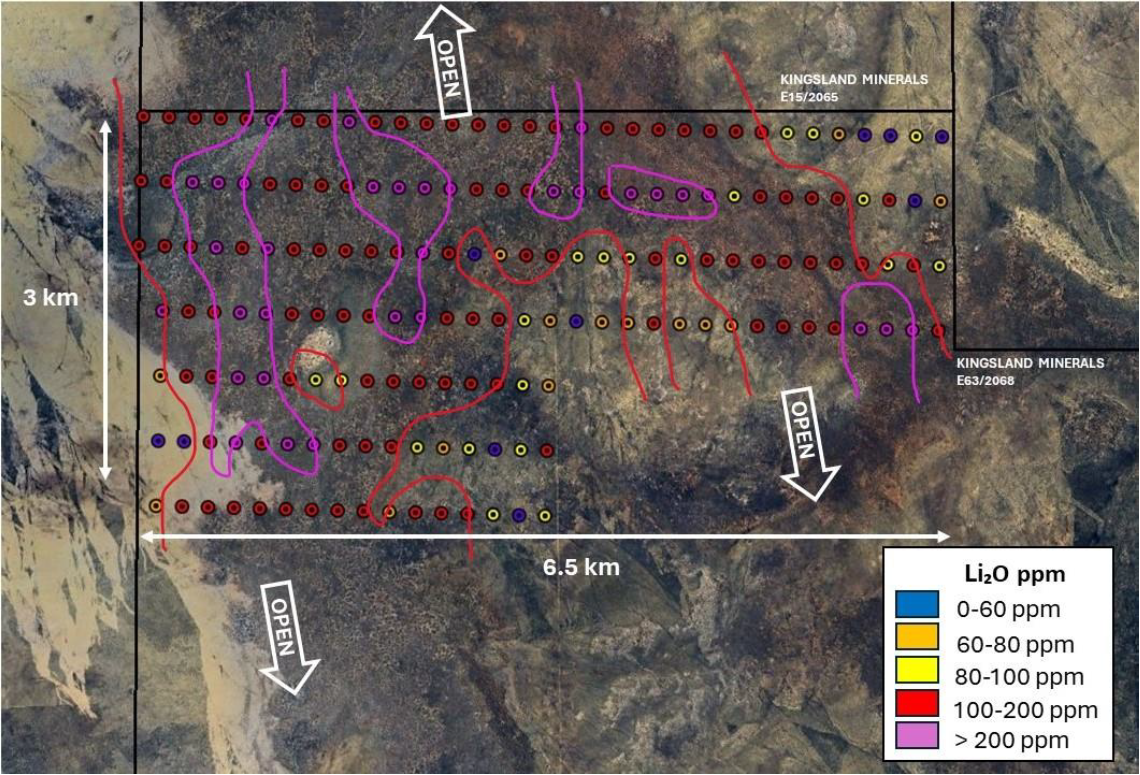 Kingsland (ASX:KNG) returns 'exceptional' large lithium area in WA