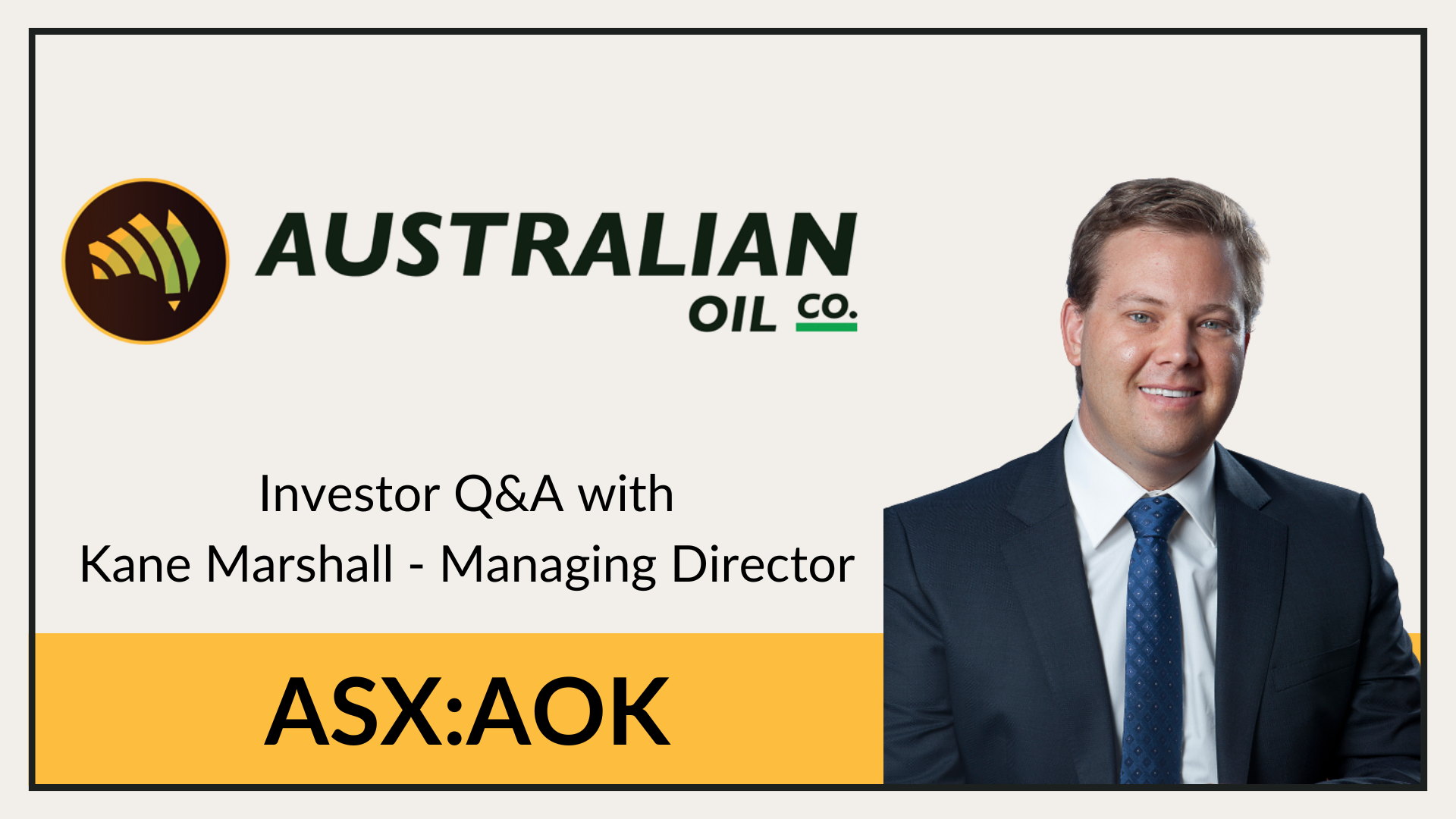 Australian Oil Co - MarketOpen Australia